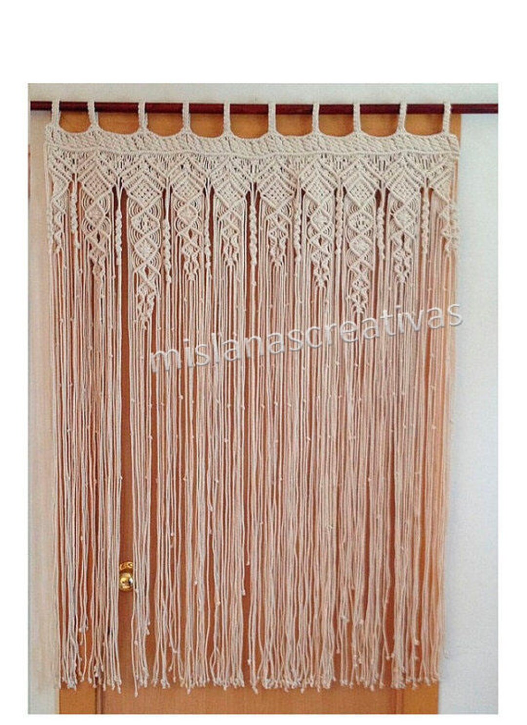 Macrame Curtain, Large Macrame, Macrame Fiber Art, Macrame Wall Art ...