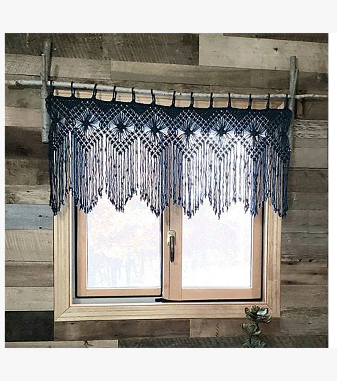 Decor Macrame Valance. Window Curtain. Macrame Curtain. - Etsy