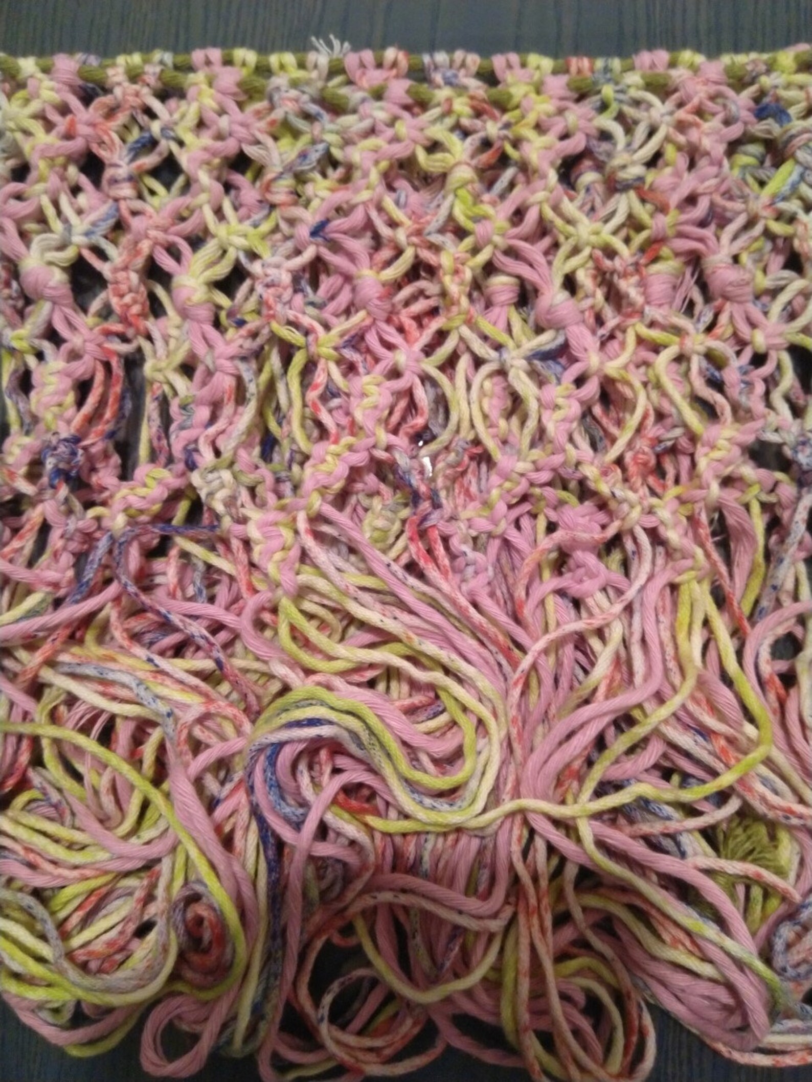 Macrame Curtain Multicolor Macrame Curtain Window Hanging.. | Etsy