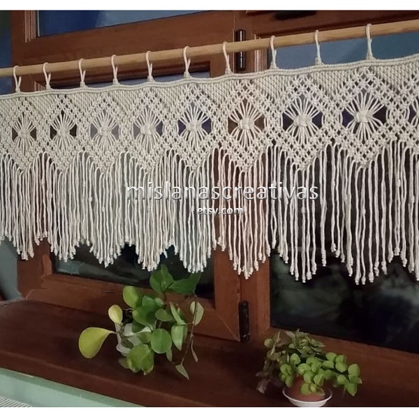 Macrame Valance - Etsy