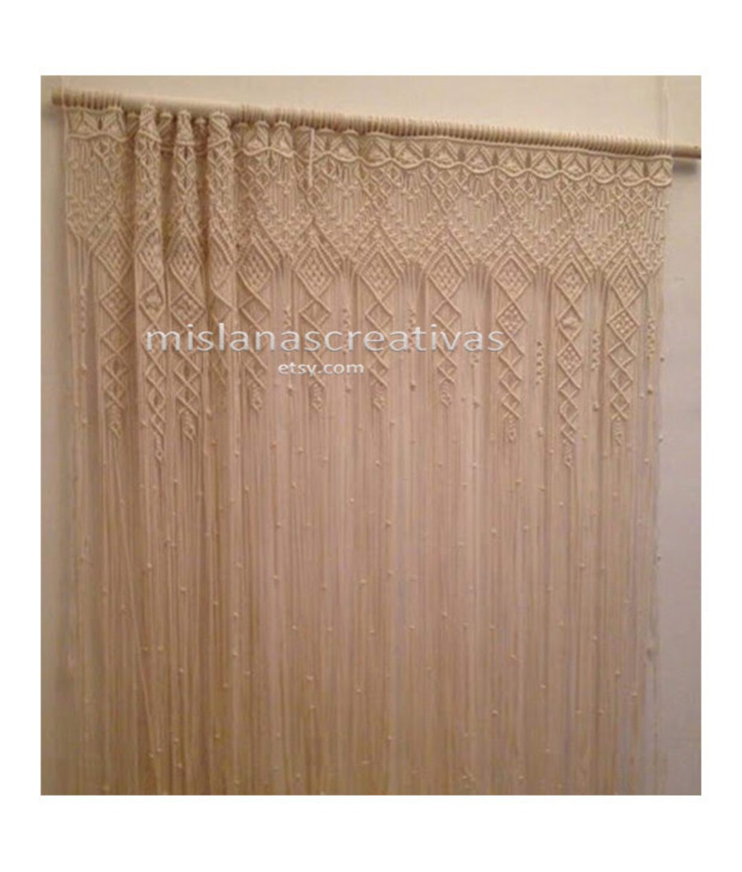 Macrame Curtain. Large Macrame,, Macrame Wall Art.macrame Fiber Art. - Etsy