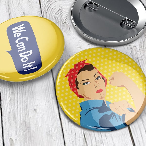 Rosie the Riveter Pin - Etsy