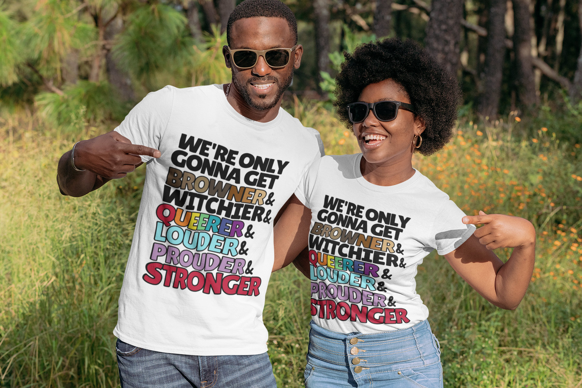 Feminist Tshirt. We Are Only Going to Get Browner and Queerer and ...