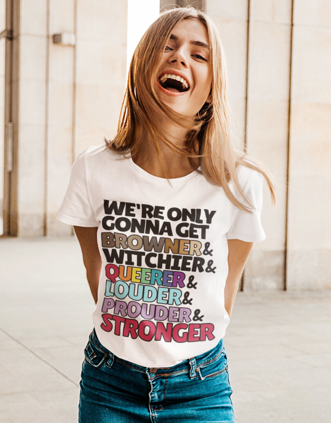 Feminist Tshirt. We Are Only Going to Get Browner and Queerer and ...