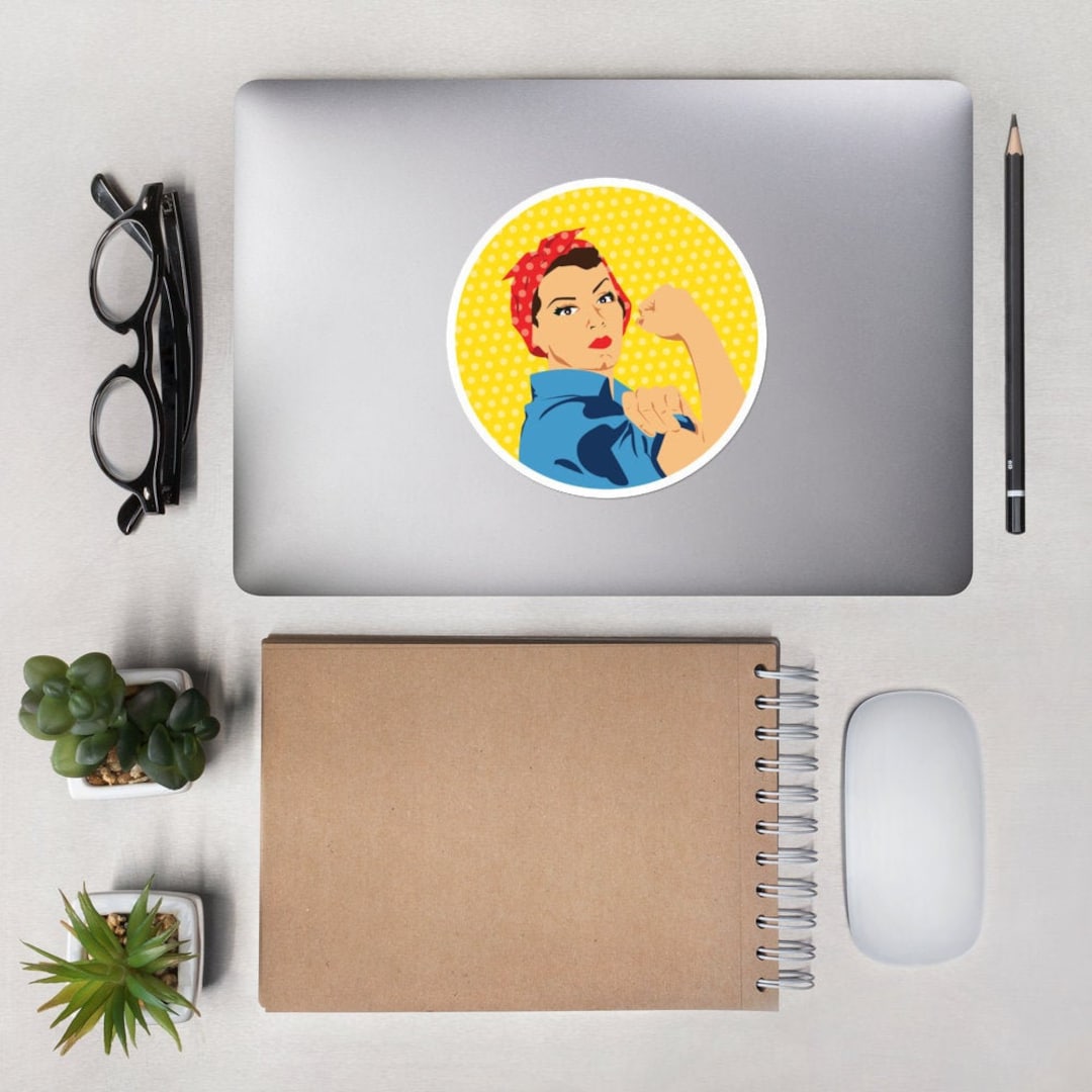 Rosie the Riveter Laptop Decal, Rosie the Riveter Phone Sticker, Rosie ...
