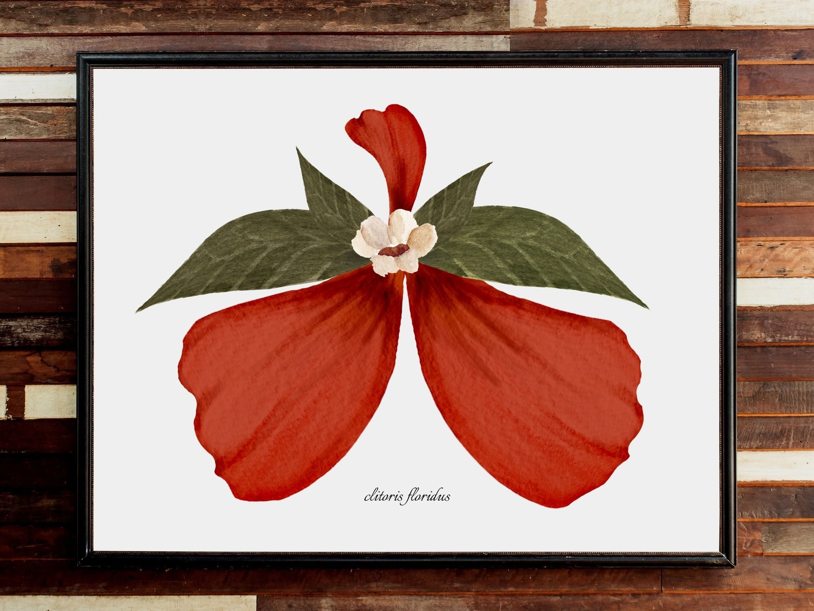 Clitoris Art: Clitoris Flowers Feminist Art Feminist - Etsy