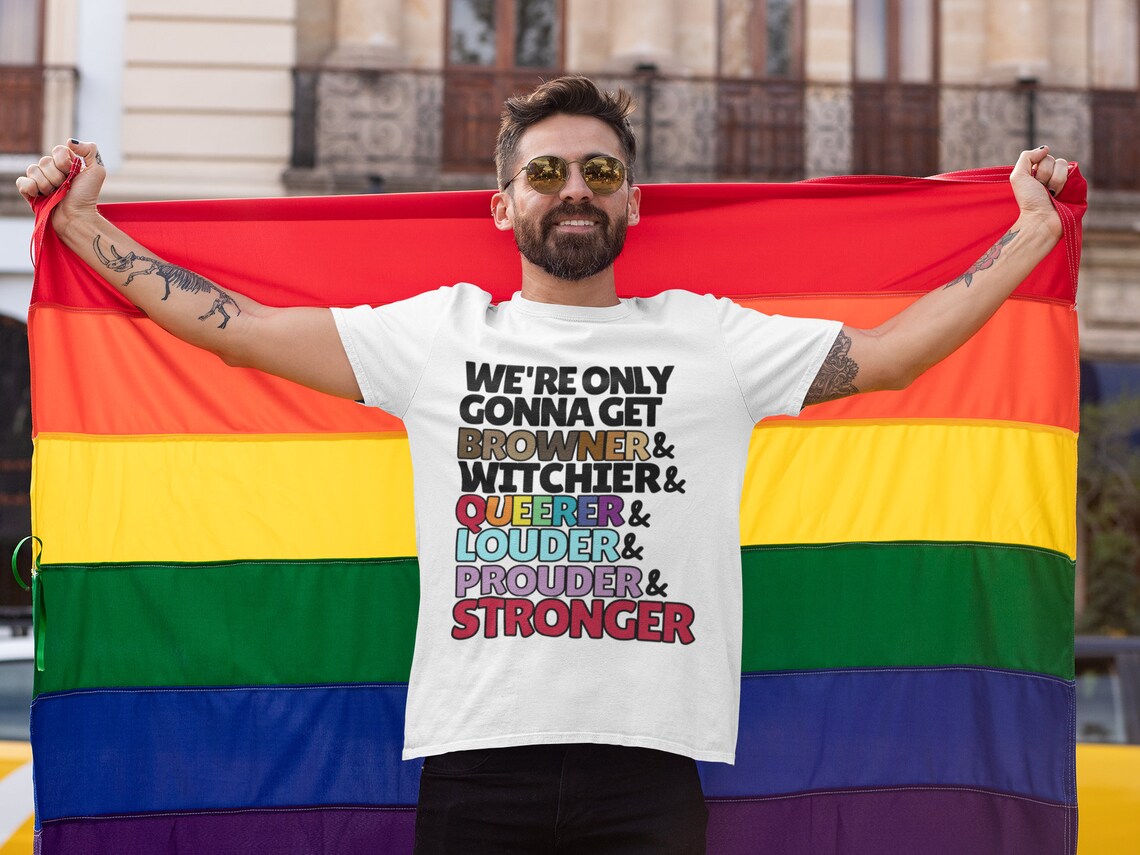 Feminist Tshirt. We Are Only Going to Get Browner and Queerer and ...