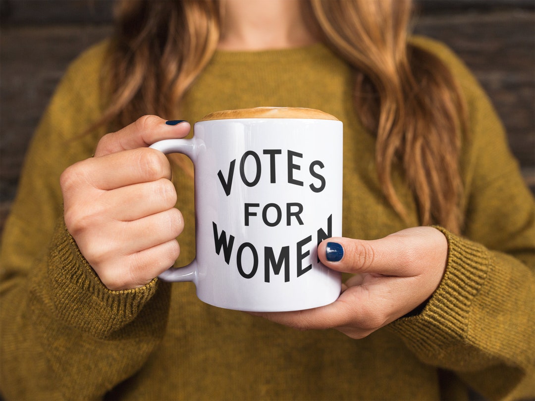 Votes for Women Coffee Mug, Historical Suffrage Design, Mugs With ...
