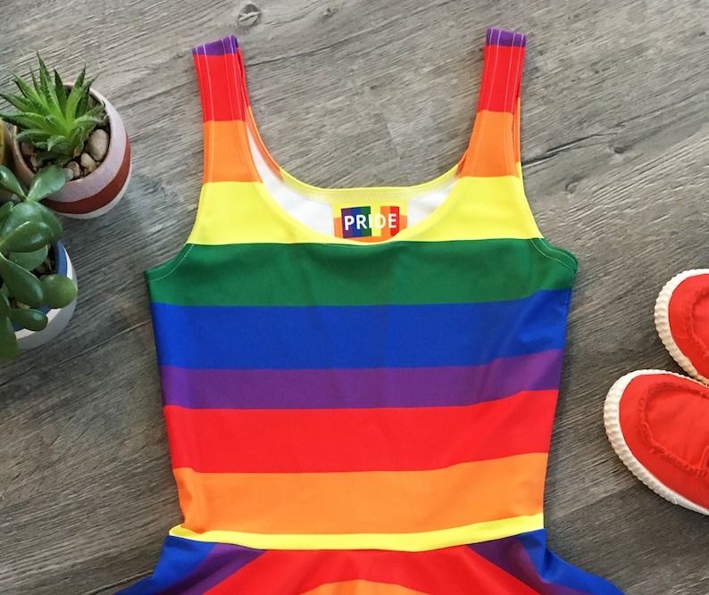 Rainbow Dress Women Pride Clothing Pride Gay Pride Lesbian Pride ...