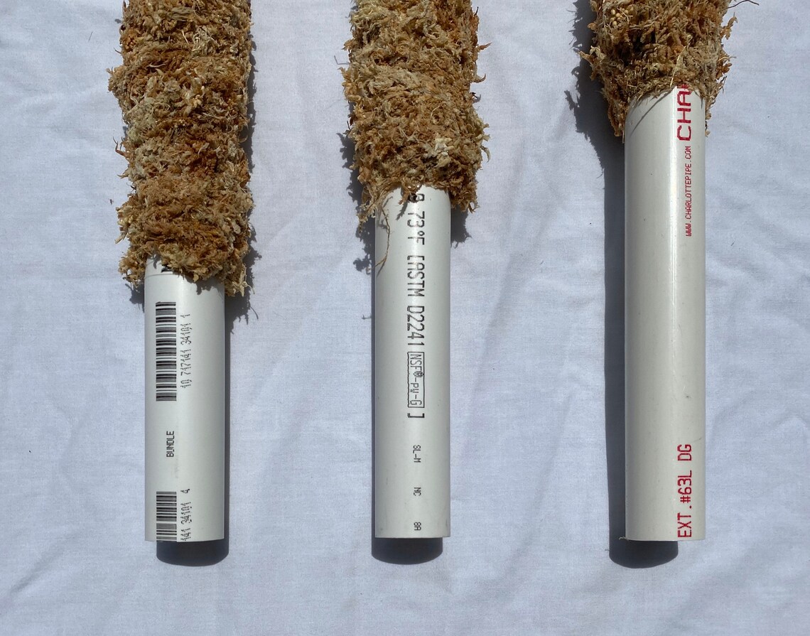 Sphagnum Moss Pole for Climbing Plants PVC Moss Pole Moss | Etsy