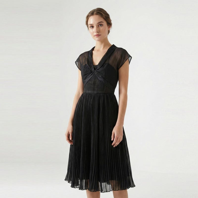 Grace Kelly Black Dress - Etsy UK