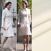 Kate Middleton White Coat Dress/ Cream Coat Dress/ Duchess of Cambridge ...