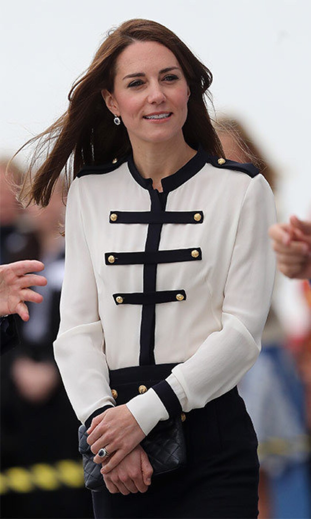 Kate Middleton Nautical Blouse/ Military Blouse/ Duchess of Cambridge ...