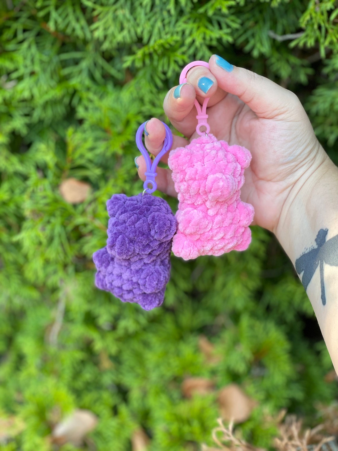 Gummy Bear Backpack Clips Keychain - Etsy