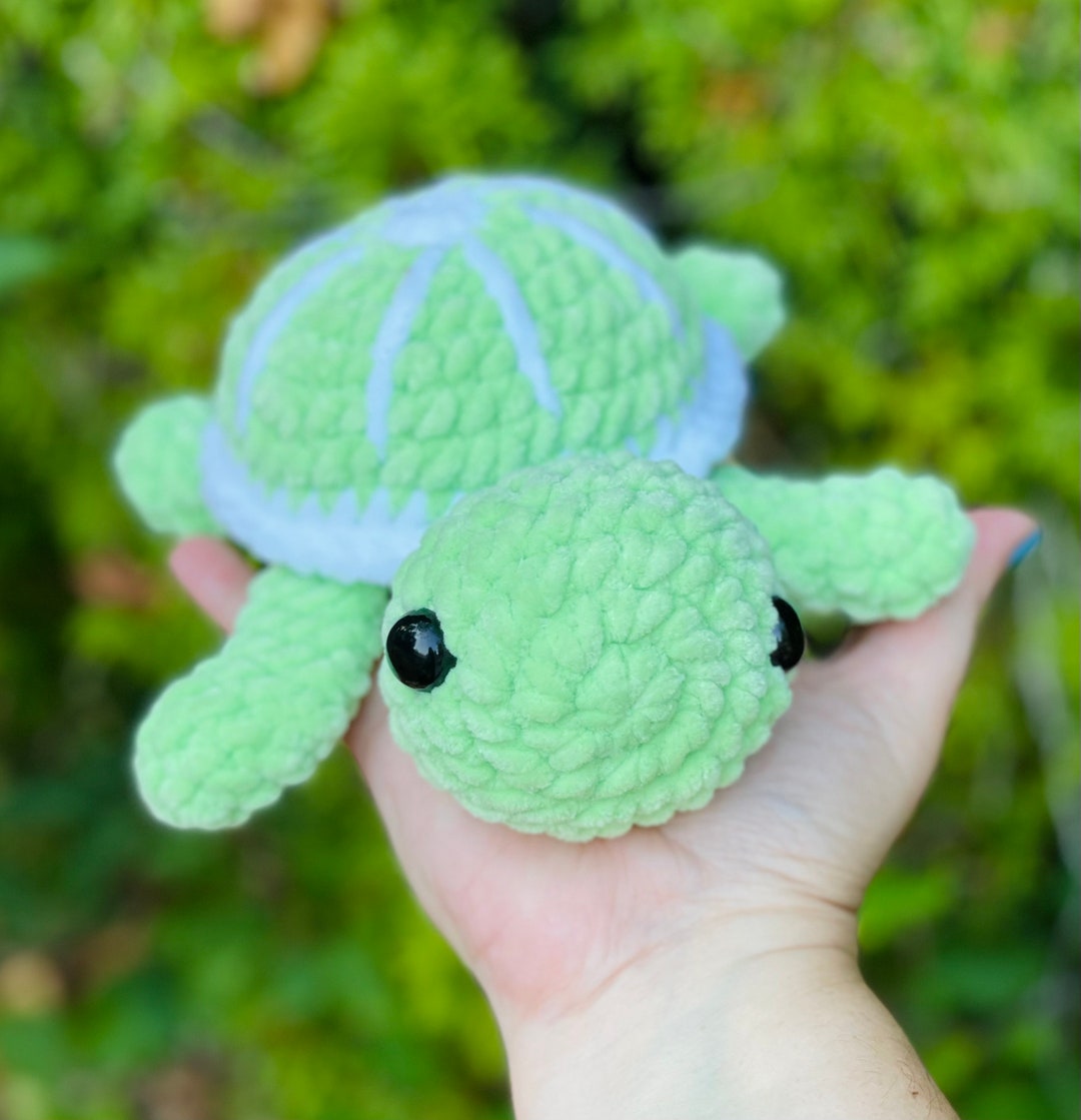 Small Lime Turtle - Crochet - Amigurumi - Etsy
