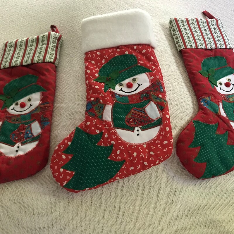 Christmas Stocking Applique - Etsy