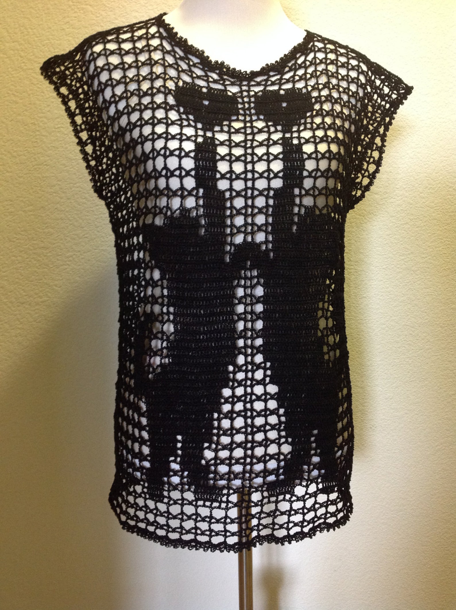 Pattern of a Crochet Cat Blouse -size 6/8 - Etsy