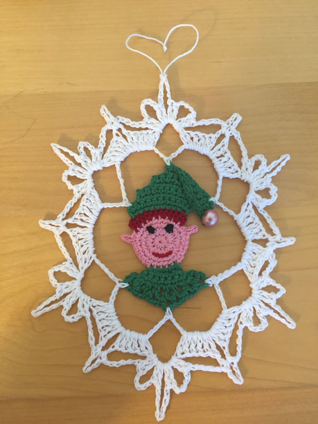 Elf Snowflake Pattern/not a Finished Product - No Refund - Etsy