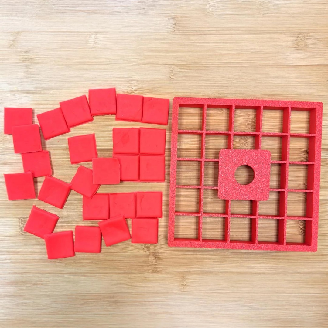 25x1‚Äùx1" Multi Squares Cookie Cutter 5x5" for Baking & Fondant Clay ...