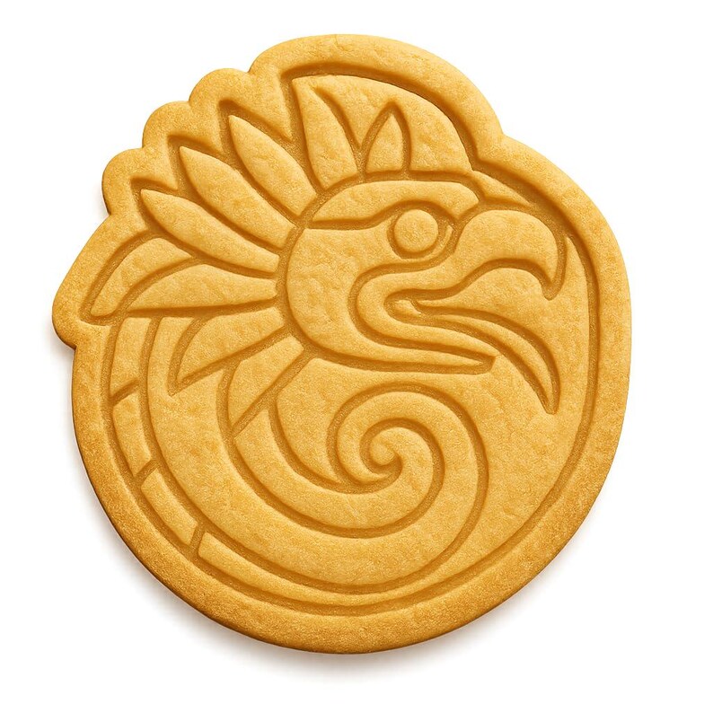 Aztec Quetzalcoatl Emblem Cookie Cutter - 4x3.75" Premium Baking Tool ...