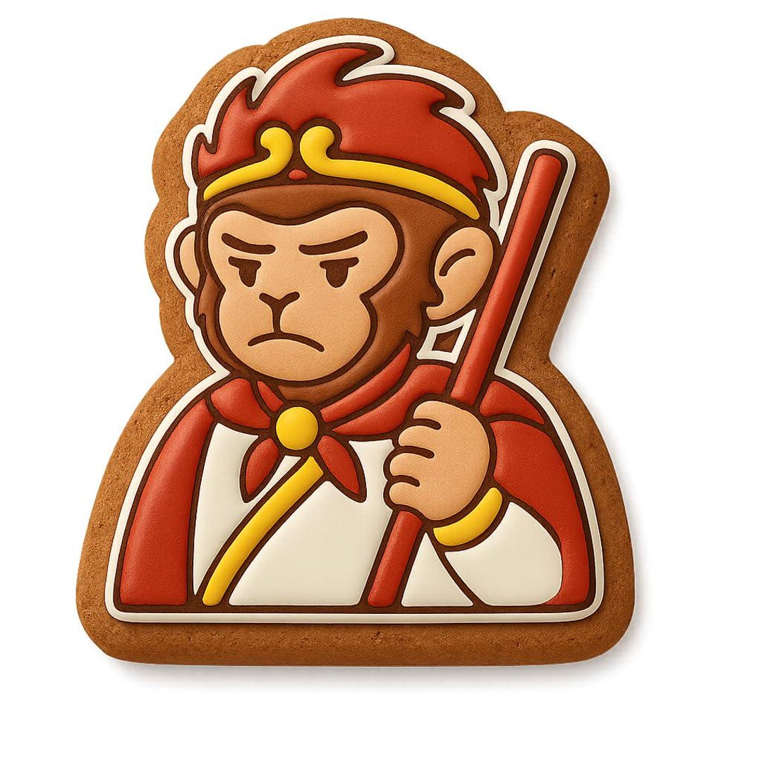 Sun Wukong Monkey King Cookie Cutter Style 2 - 4x3.2" Fun Creative ...