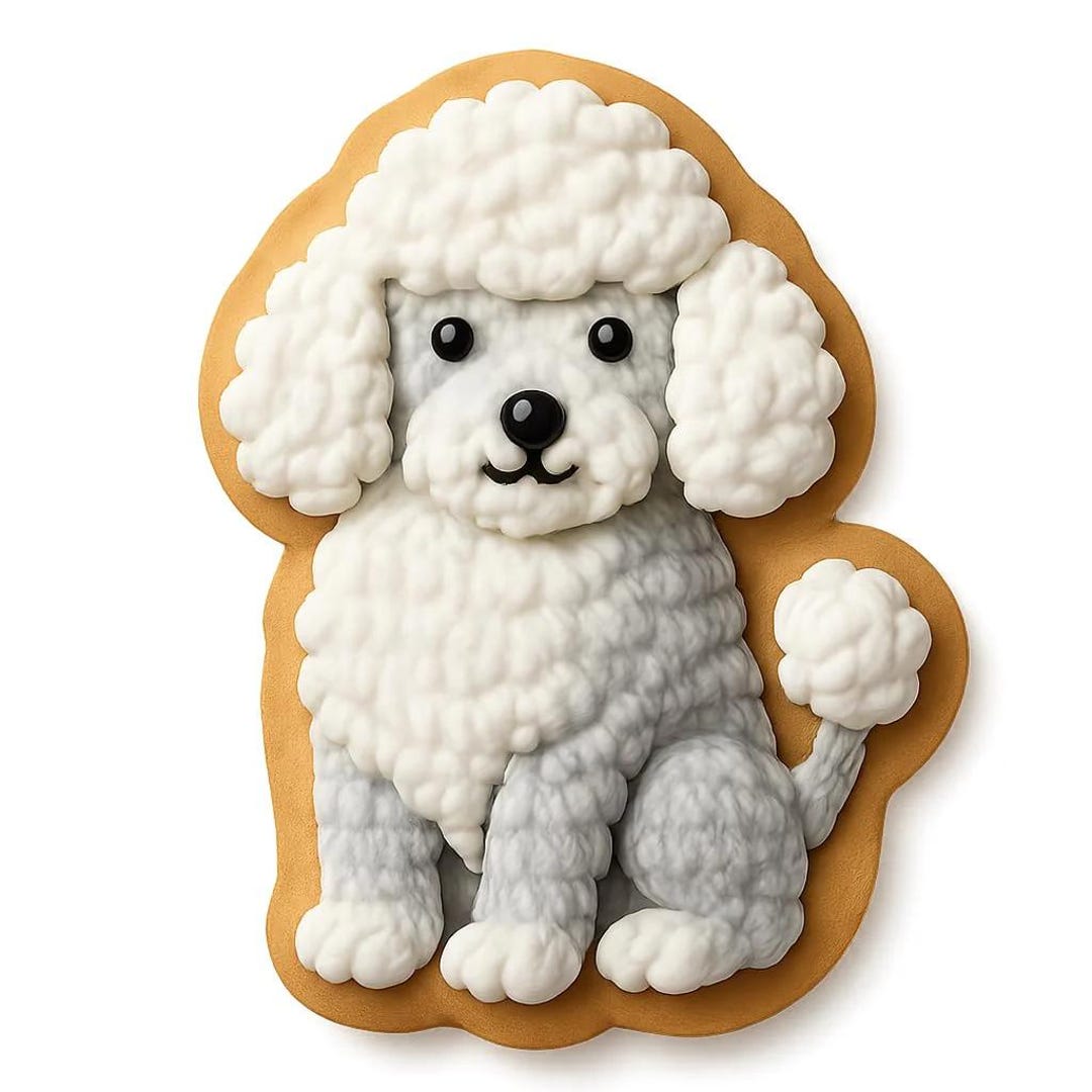Fluffy Poodle Cookie Cutter 413 Design - 3.2x4" Creative Baking Fun - Etsy