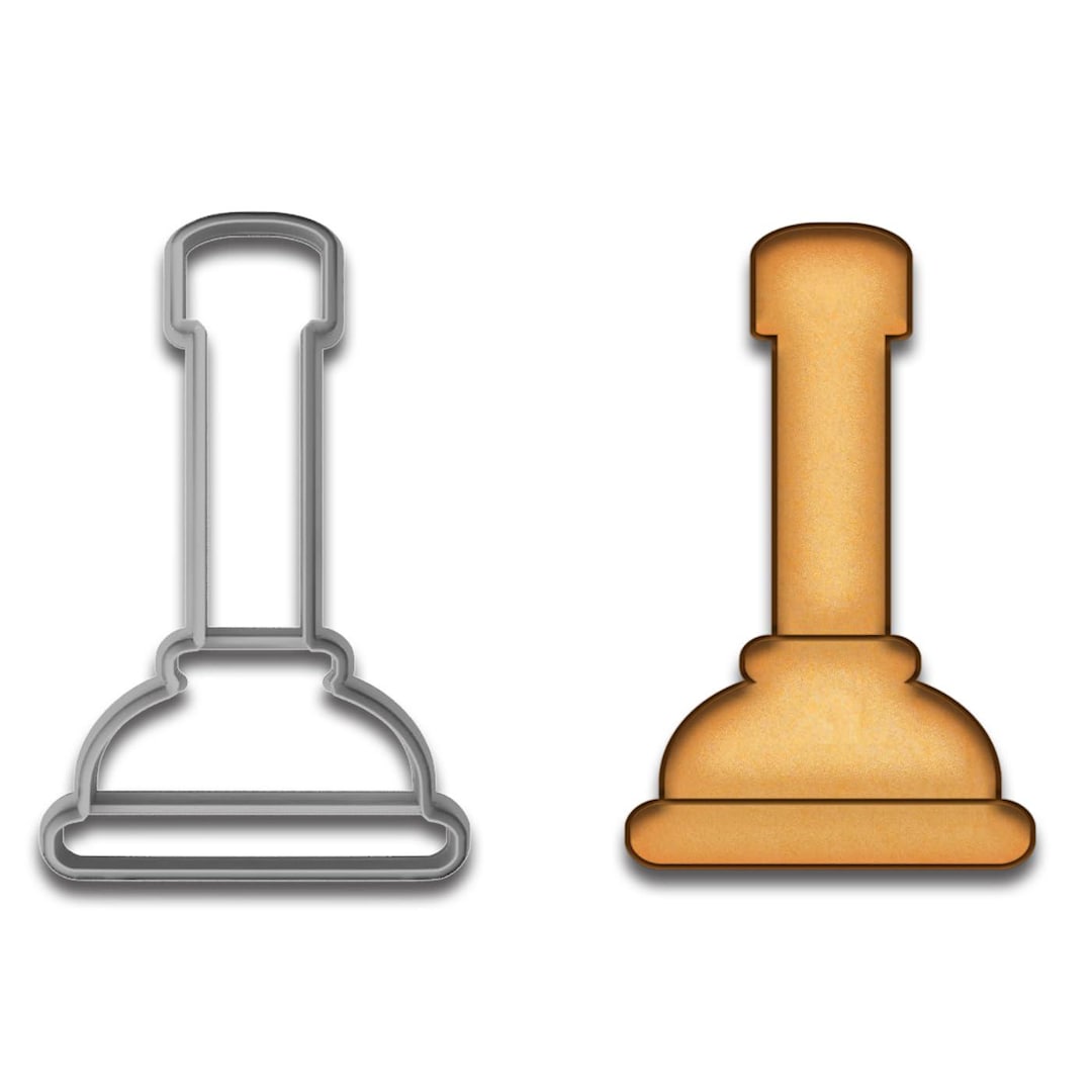 Toilet Plunger Cookie Cutter: Novelty Gag Gift Baking Mold (random ...