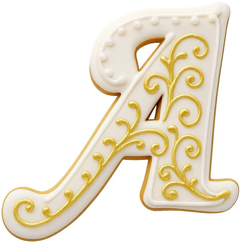 Cursive Letter A Cookie Cutter 4" Tall Alphabet for Baking & Fondant - Etsy