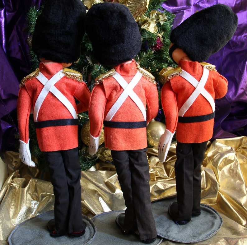 Cloth Felt Toy Soldier British Guard Nutcracker Doll Annalee - Etsy