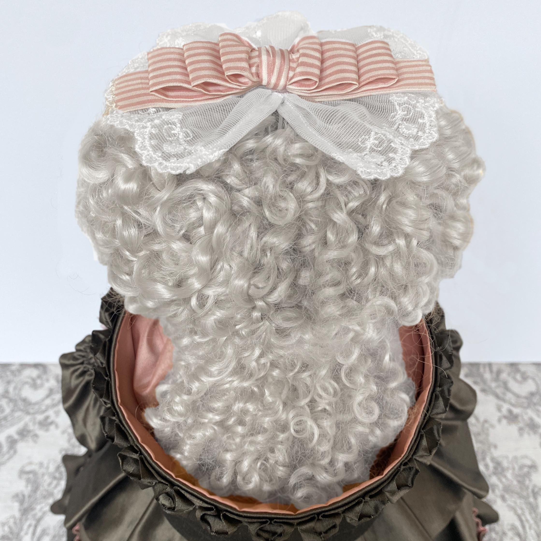 PATTERN 1760-80 Lace Pinner Cap Tutorial for 18" Dolls (PDF Digital ...