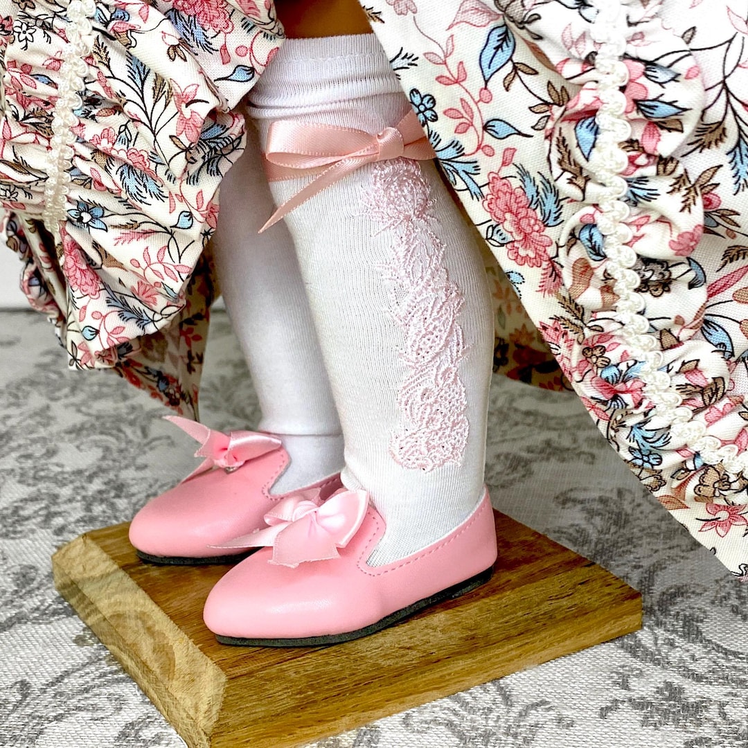ROCOCO EMBROIDERED STOCKINGS for 18" Dolls Such as American Girl - Etsy