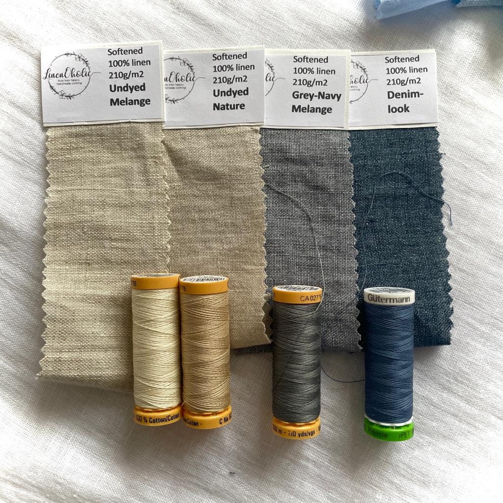 UK Store 100% Pure Linen Fabric Flax Softened 5 Different | Etsy UK