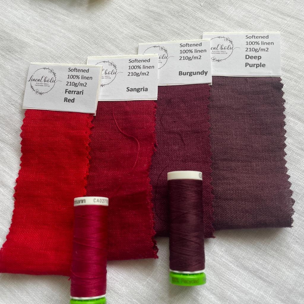 UK New Autumn Colours!!! 100% Pure Linen Fabric Softened 5 Different ...