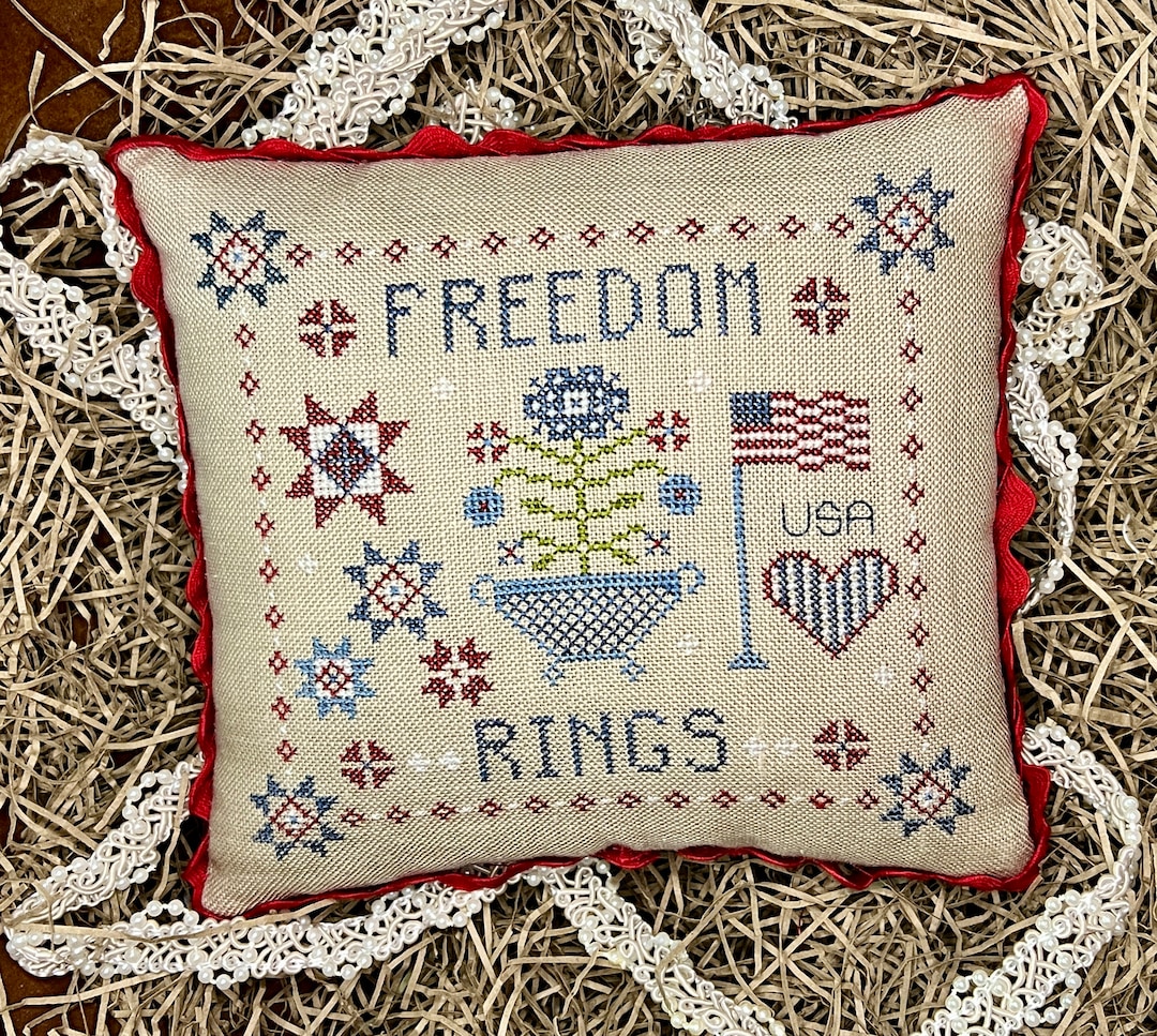 Freedom Rings Cross Stitch Chart PDF - Etsy