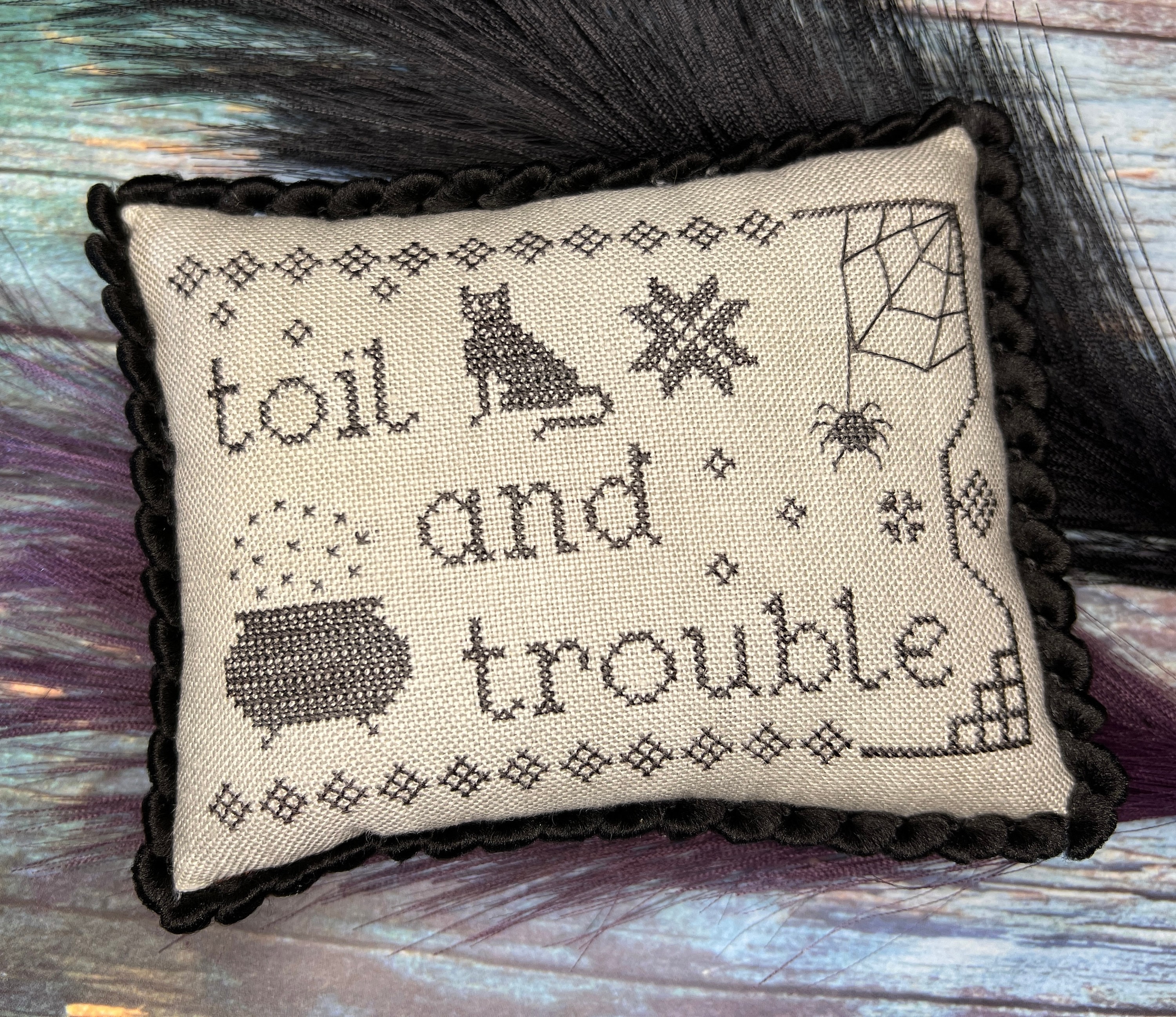 Toil and Trouble Cross Stitch Chart PDF - Etsy