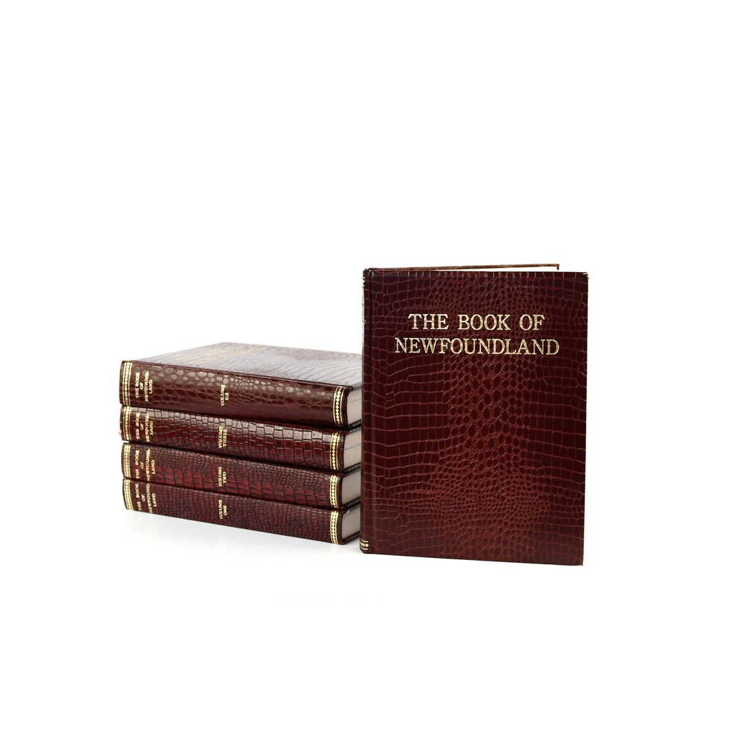 Vintage 70s the Book of Newfoundland by Joseph R. Smallwood Volume 1 ...
