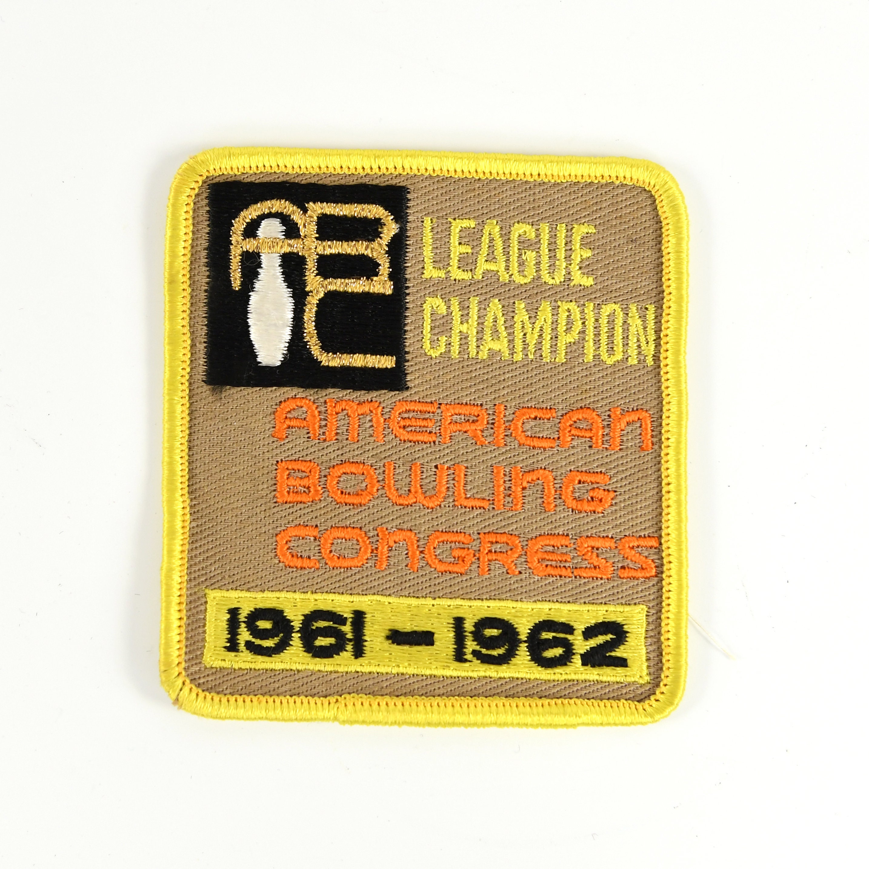 Vintage 50s 60s American Bowling League Champion Patches ABC Sew on ...