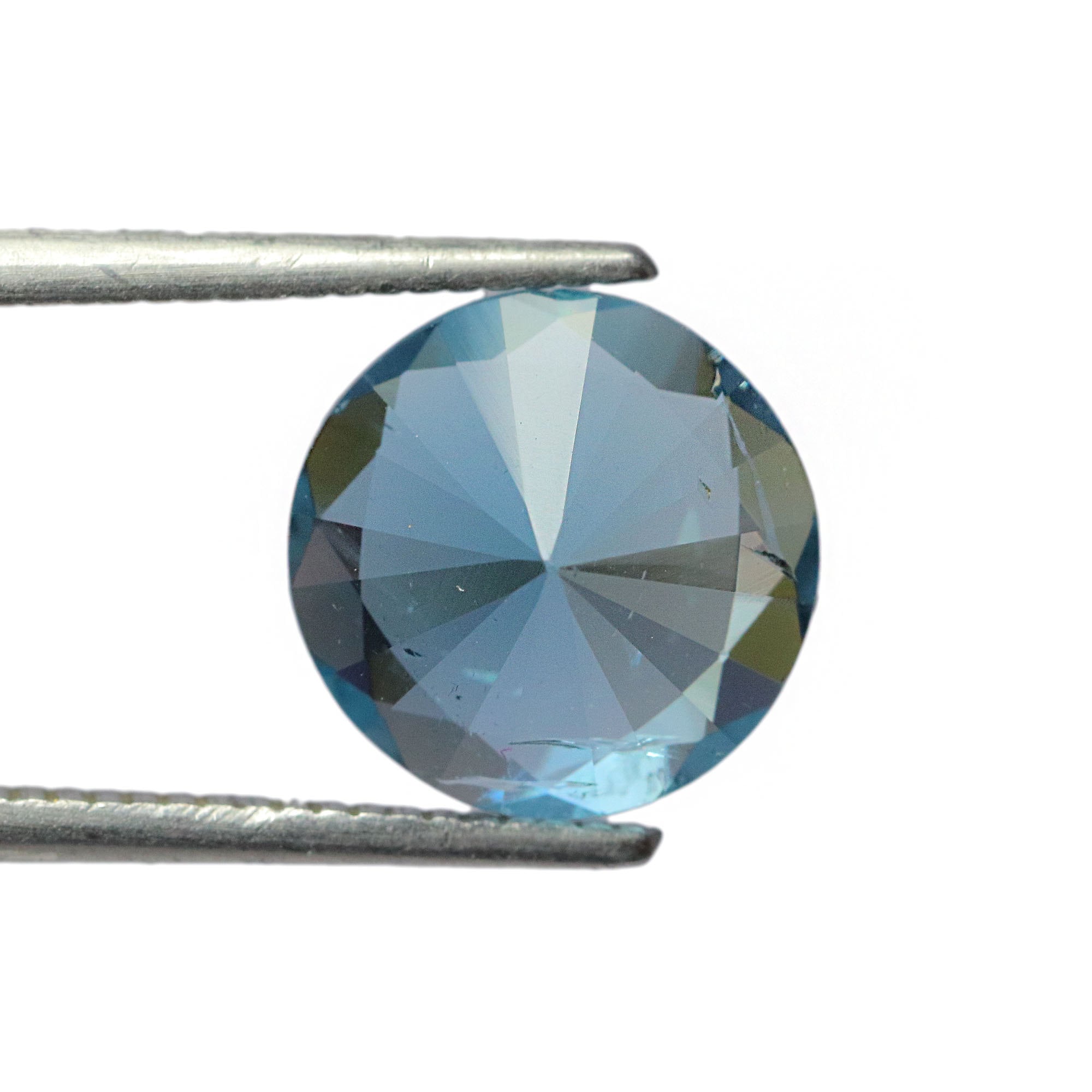Natural Round London Blue Topaz Gemstone Topaz Cut Stone | Etsy