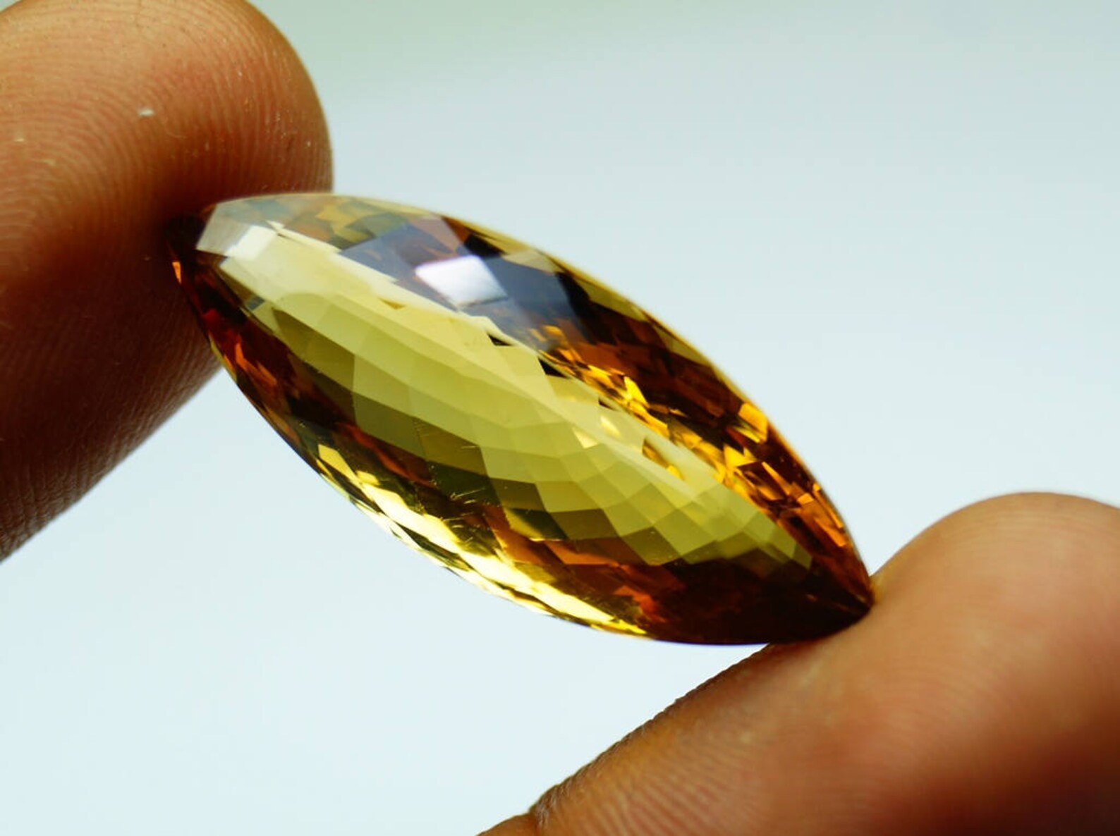 Marquise CITRINE Gemstone Faceted Citrine Marquise Cut Stone - Etsy