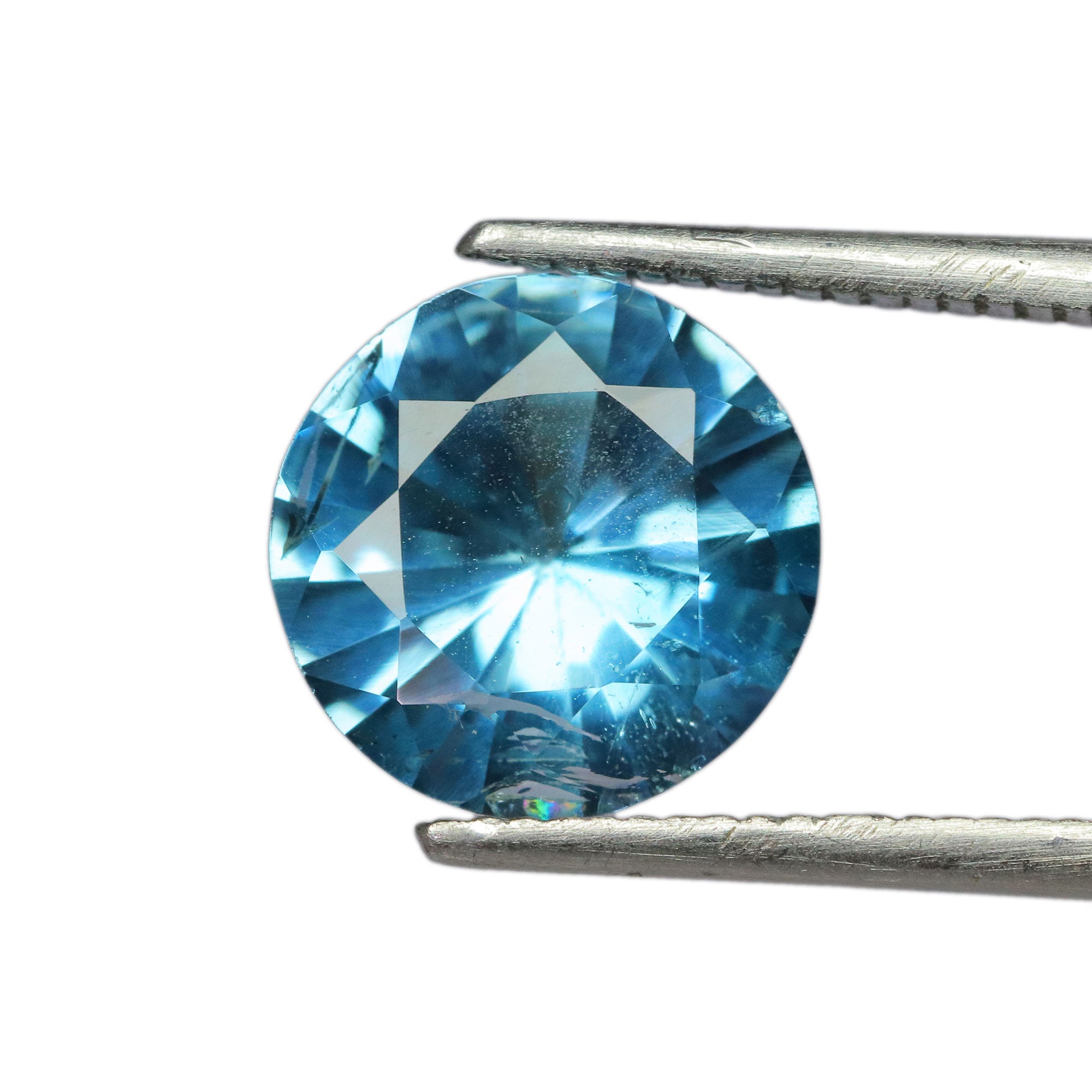 Natural Round London Blue Topaz Gemstone Topaz Cut Stone | Etsy