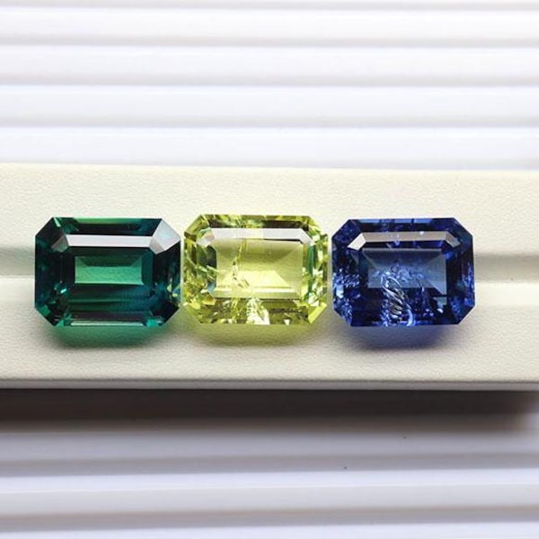 Lab Created Loose Sapphire Stones - Etsy