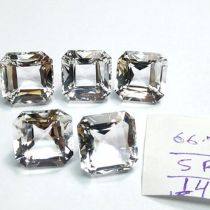 Natural Crystal Quartz Gemstone, Crystal Quartz Cut Stone, Loose ...