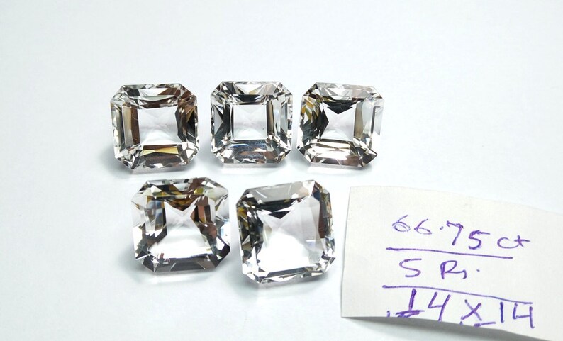 Natural Crystal Quartz Gemstone Crystal Quartz Cut Stone - Etsy