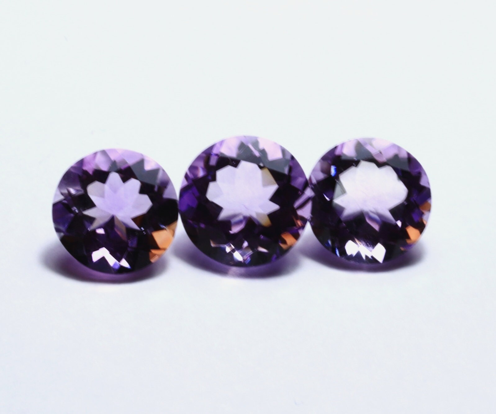 Amethyst Gemstone Round Amethyst 10x10mm 9.50 Cts Round Cut | Etsy