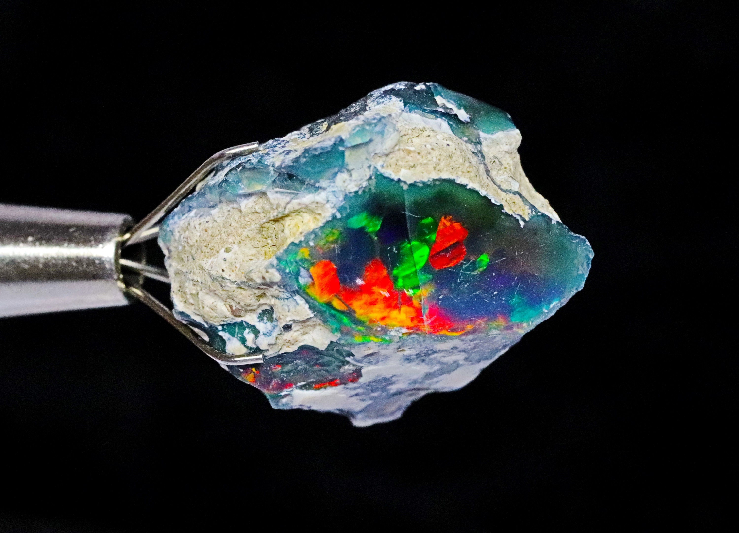 Red Multi Fire Opal Polished Rough Black Opal Rough Raw Opal - Etsy UK