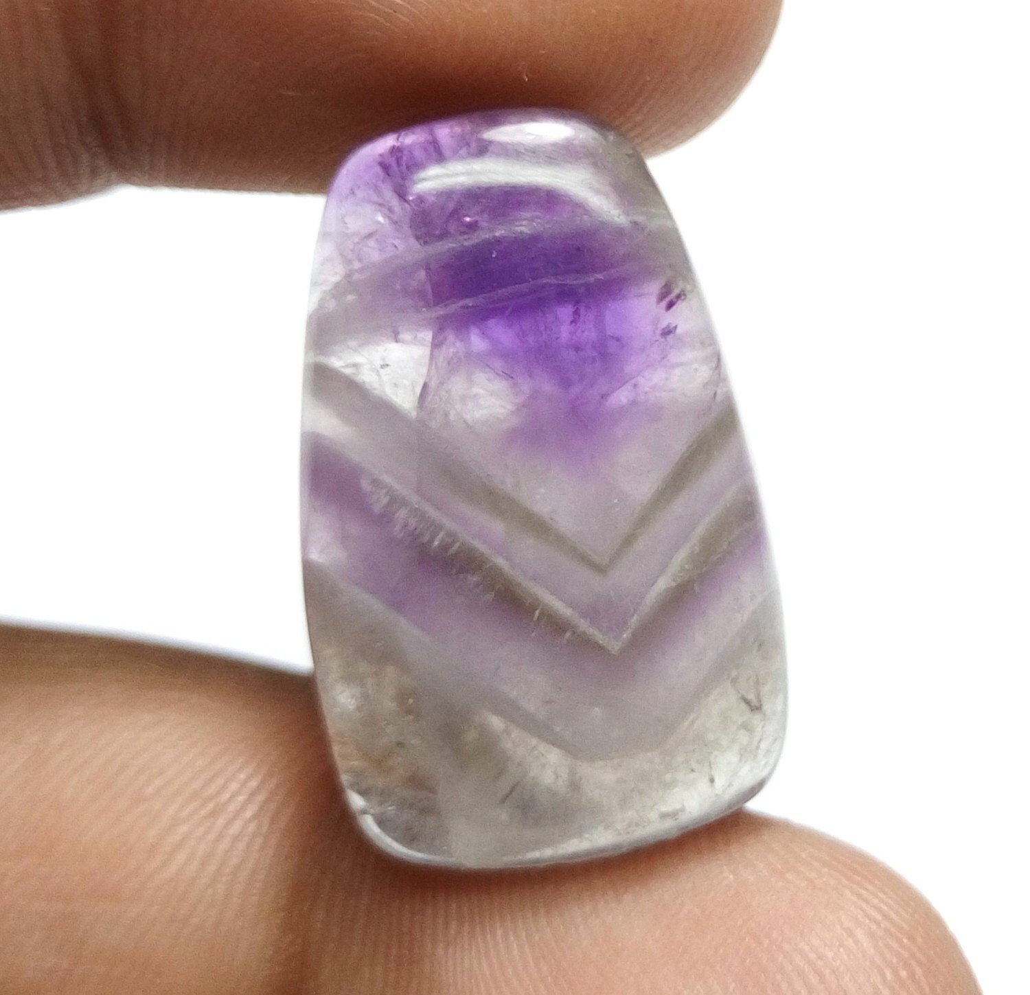 Natural Purple Amethyst Banded Amethyst Gemstone Amethyst | Etsy