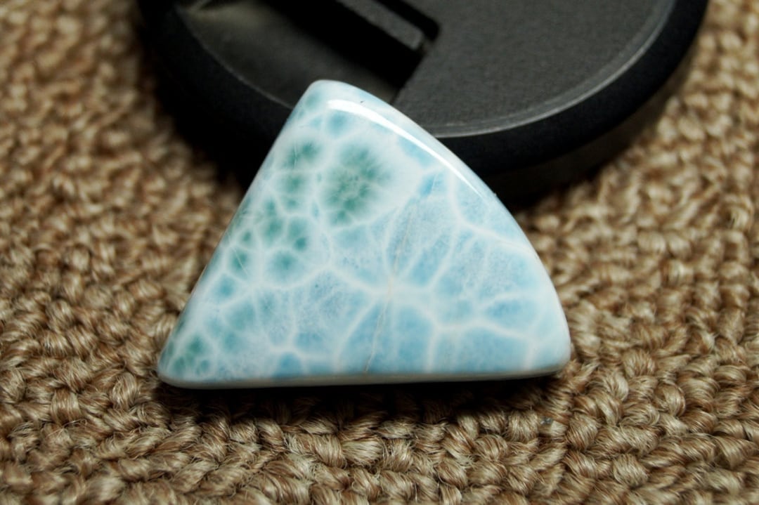 Piedra de larimar muy rara, piedra preciosa de larimar dominicana ...