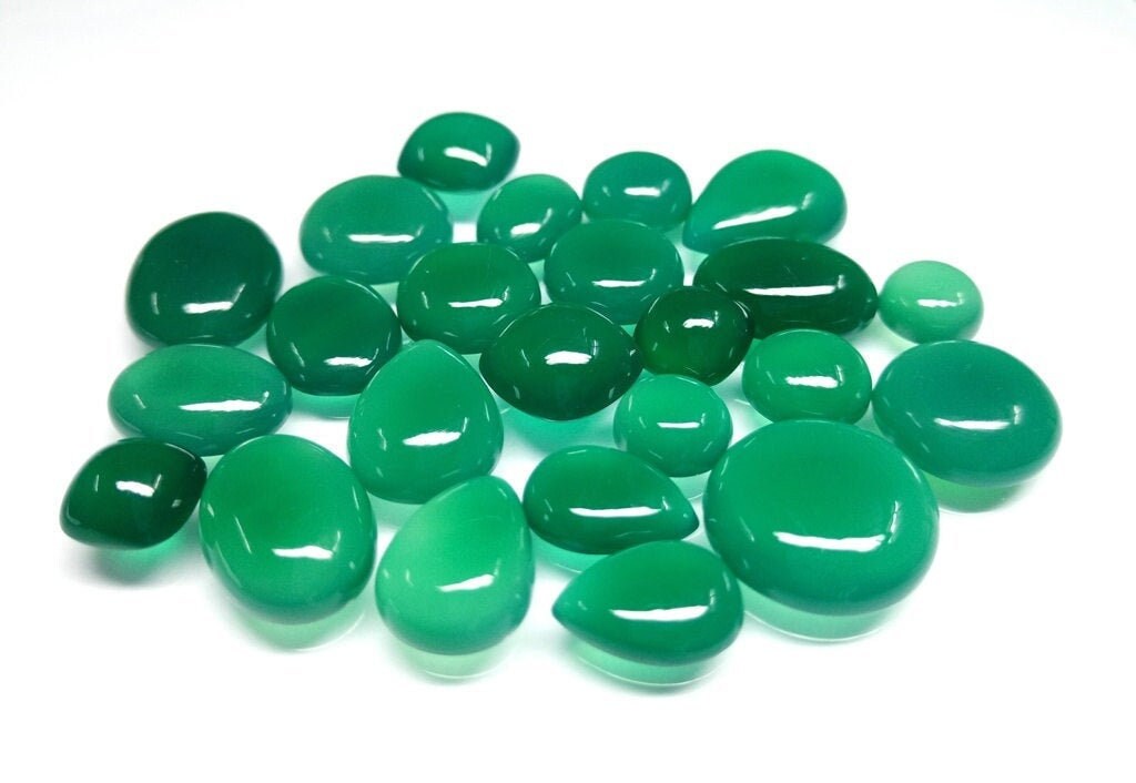 Ónix verde cabujón de ónix piedra preciosa de ónix verde | Etsy