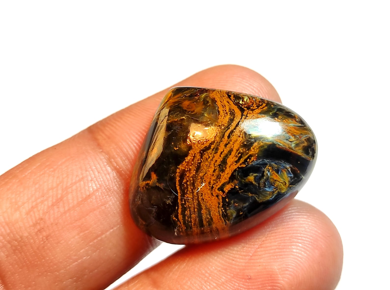 Natural Brown Pietersite Gemstone Fancy Shape Pietersite | Etsy