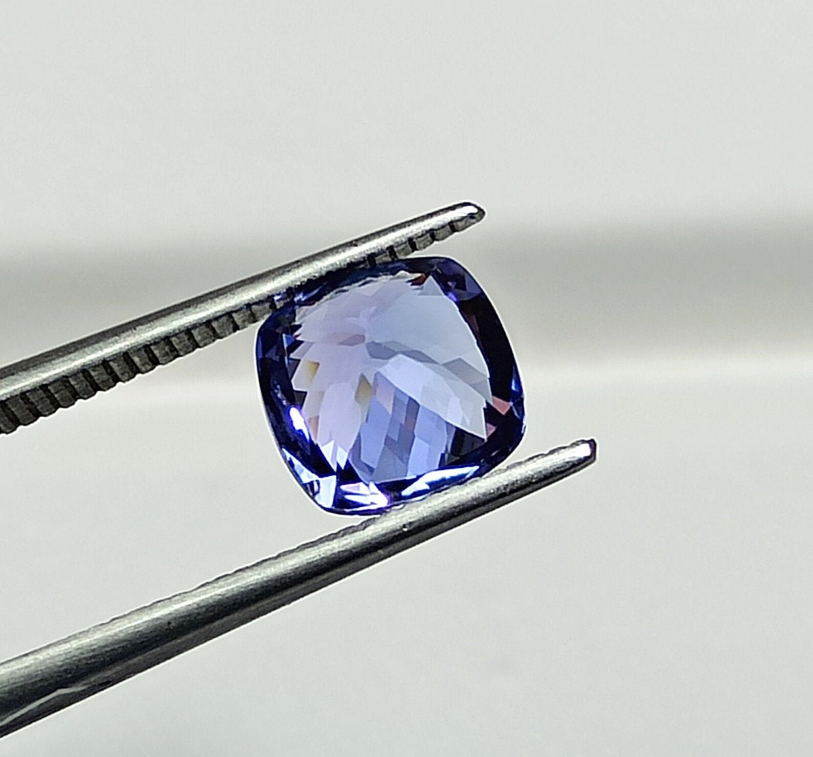 Tanzanite Cushion Gemstone Tanzanite Gemstone Faceted | Etsy